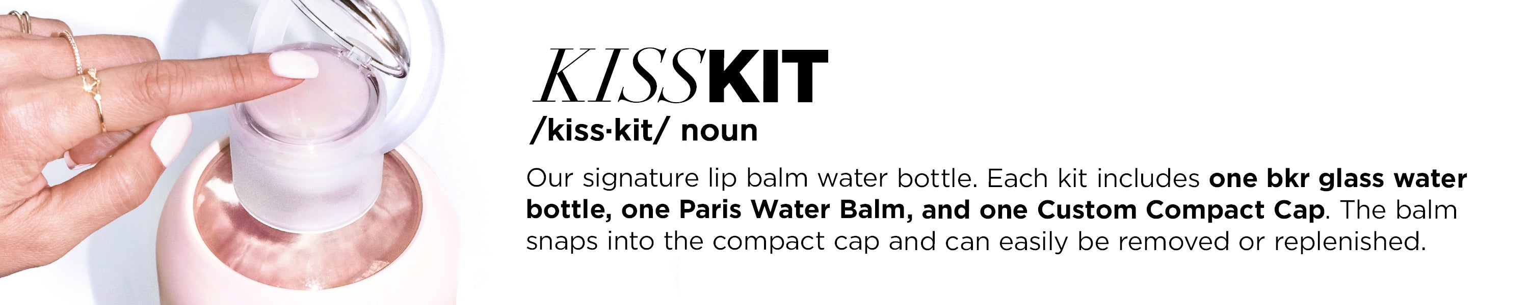 Kiss Kits - Water Bottle & Lip Balm Sets | bkr