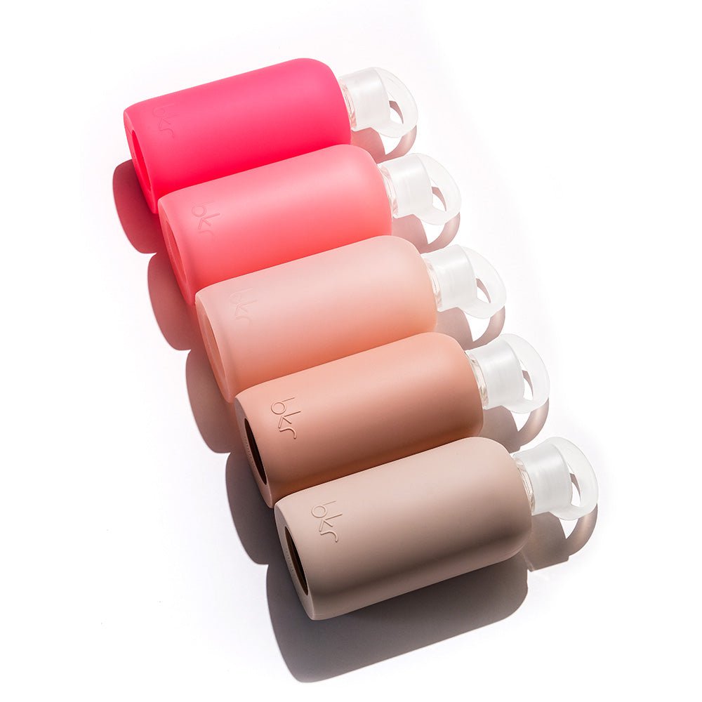 bkr® Your Glass Water Bottle Soulmate & Patented Lip Balm Water Bottle