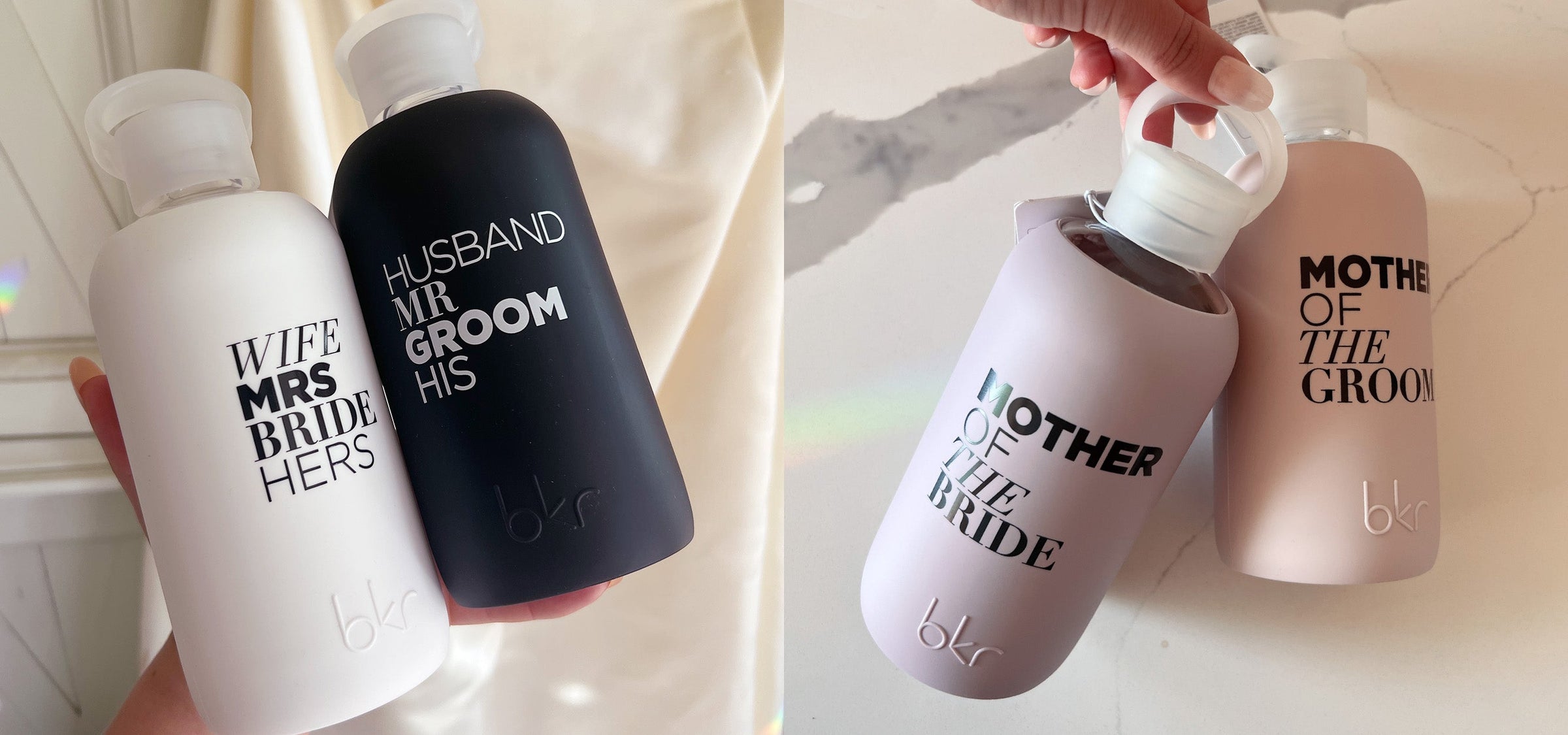 bkr® Your Glass Water Bottle Soulmate & Patented Lip Balm Water Bottle
