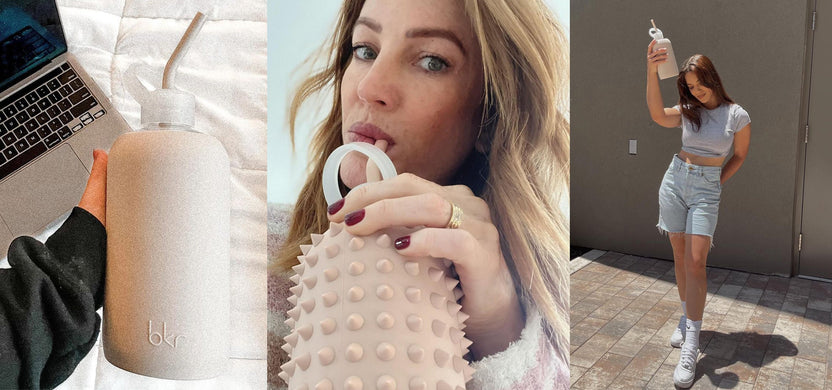 bkr® Your Glass Water Bottle Soulmate & Patented Lip Balm Water Bottle