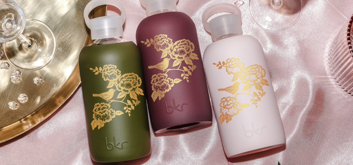 bkr® Your Glass Water Bottle Soulmate & Patented Lip Balm Water Bottle