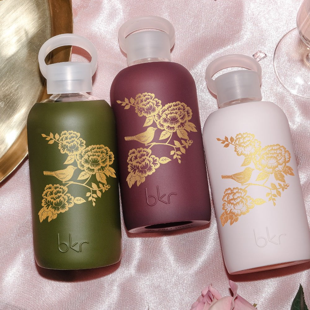 bkr® Your Glass Water Bottle Soulmate & Patented Lip Balm Water Bottle