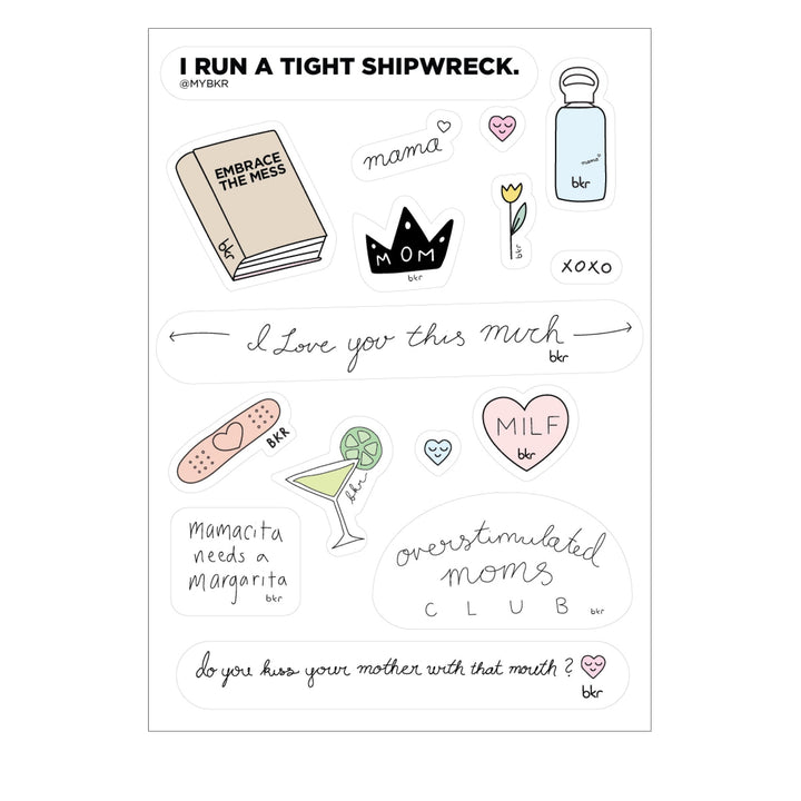 Cute Water Bottle Stickers | bkr